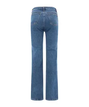 Khaite Danielle High Waist Straight Leg Jeans