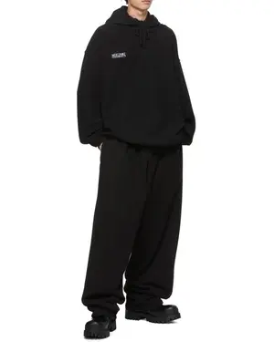 Vetements Logo Drawstring Hoodie