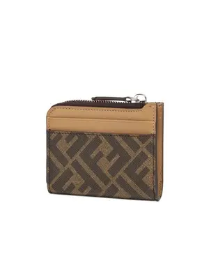 Fendi Monogram-print Leather Wallet