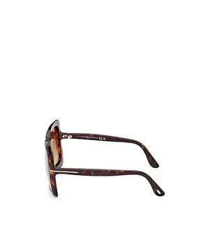 TOM FORD Lorelai Oversized Frame Sunglasses