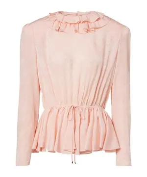 Chloé Silk Top - Nude