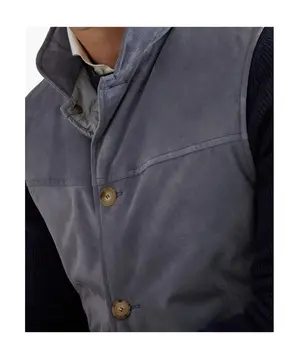 Brunello Cucinelli Sleeveless Stand-up Collar Gilet