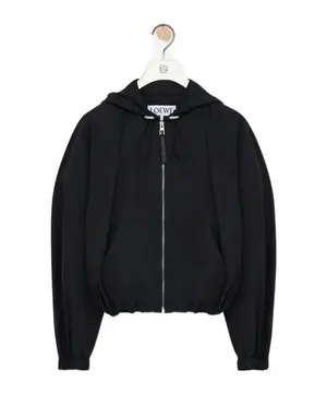 Loewe Balloon Jacket In Cupro Blend - Black