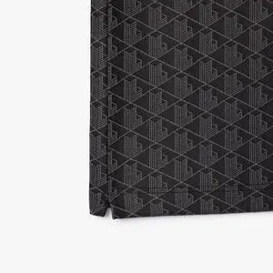 Lacoste Monogram-jacquard Polo Shirt