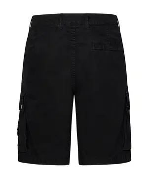 Stone Island Logo Patch Knee-high Shorts