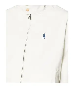 Polo Ralph Lauren High Neck Zipped Jacket - Washed White