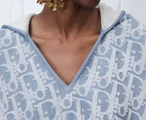 Dior Oblique Hooded Poncho
