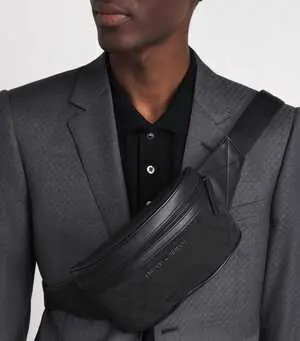 Emporio Armani Jacquard Logo Belt Bag