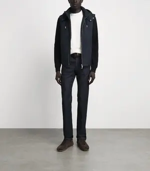 MOORER Quilted Hybrid Jacket