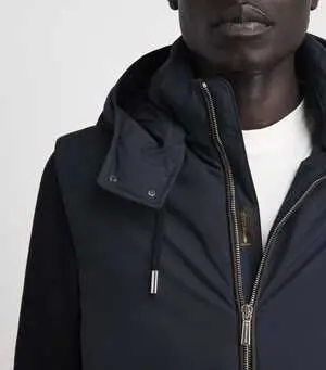 MOORER Quilted Hybrid Jacket