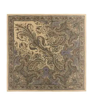 Ralph Lauren Silk Paisley Scarf - Nude