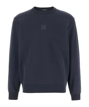 C.P. COMPANY The Metropolis Series Logo Patch Fleece Sweatshirt