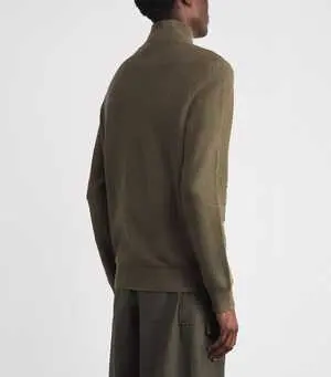Polo Ralph Lauren Cotton Quarter-zip Sweater - Green