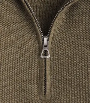 Polo Ralph Lauren Cotton Quarter-zip Sweater - Green