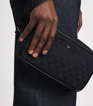 Emporio Armani Jacquard Logo Wash Bag