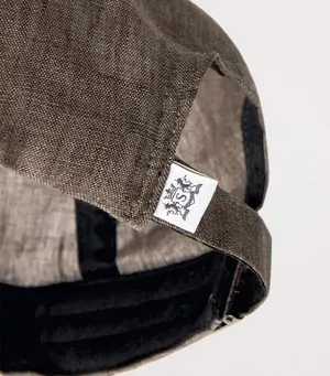 Sunspel Linen Cap