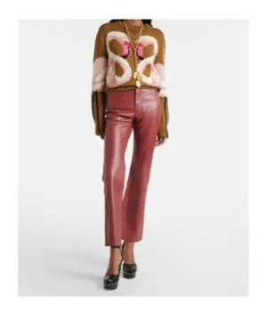 Chloé Leather Flared Pants