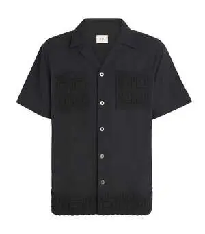 CHE Cotton-linen Inigo Shirt - Black