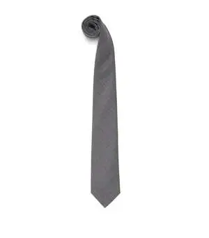 Emporio Armani Stretch Virgin Wool Neck Tie - Grey