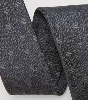 Emporio Armani Silk Jacquard Neck Tie