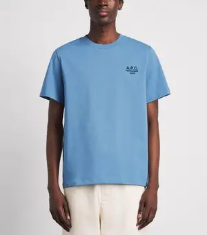 A.p.c. Cotton Rue Madame Logo T-shirt