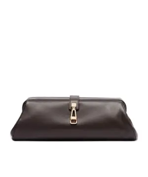 Gabriela Hearst Small Leather Shoulder Bag - Black