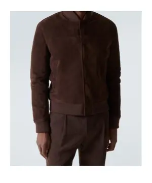 Gabriela Hearst Suede Bomber Jacket