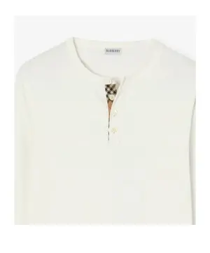 Burberry Long-sleeve Cotton Top