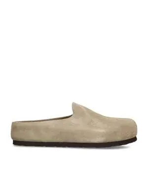 BIRKENSTOCK Suede Amsterdam Wrapped Clogs