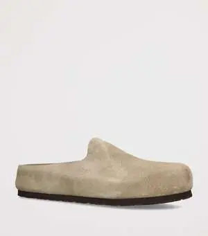 BIRKENSTOCK Suede Amsterdam Wrapped Clogs
