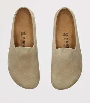 BIRKENSTOCK Suede Amsterdam Wrapped Clogs