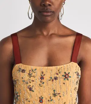 Alice + Olivia Embellished Linnea Mini Dress