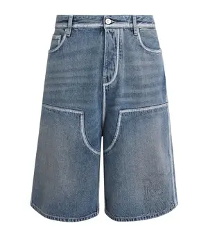 Amiri Ma Carpenter Denim Shorts - Blue