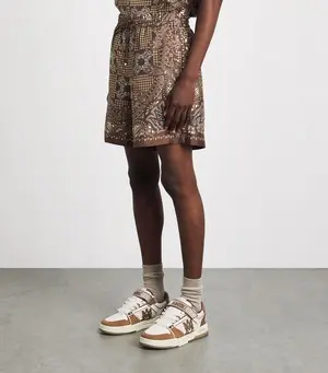 Amiri Silk Ma Check Shorts