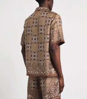 Amiri Silk Ma Check Short-sleeve Shirt