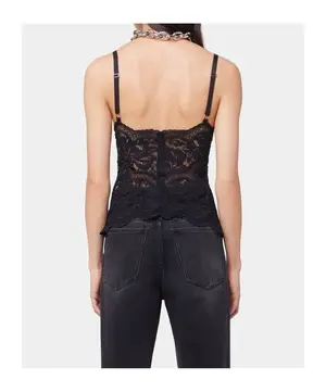 Rabanne Lace V-neck Tank Top
