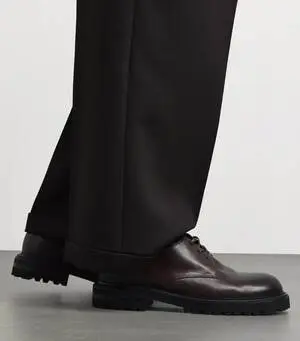 Giorgio Armani Leather Chunky Derby Shoes