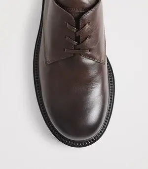 Giorgio Armani Leather Chunky Derby Shoes