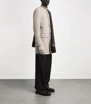 Giorgio Armani Cashmere Ribbed Gloves