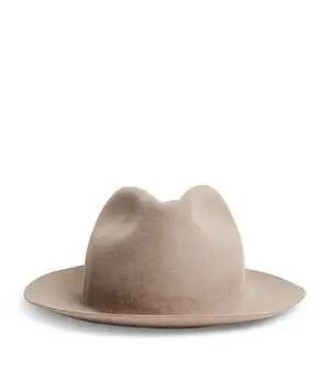 Giorgio Armani Rabbit Hair Classic Fedora