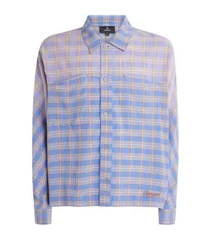 REPRESENT Santa Monica Flannel Shirt - Blue