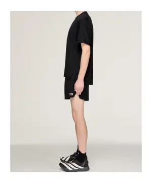 Y3 Logo Embellished Elasticated Shorts