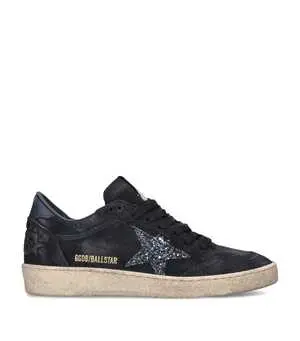GOLDEN GOOSE Suede Ballstar Sneakers - Blue