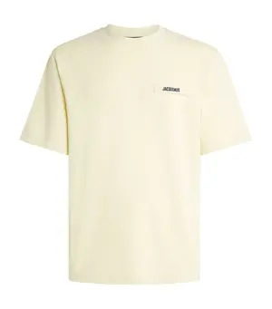 Jacquemus Grosgrain Logo T-shirt - Yellow