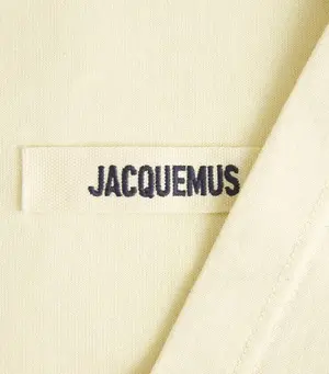Jacquemus Grosgrain Logo T-shirt - Yellow
