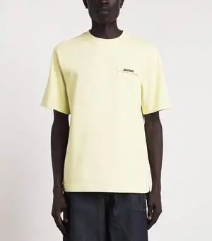 Jacquemus Grosgrain Logo T-shirt - Yellow