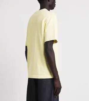 Jacquemus Grosgrain Logo T-shirt - Yellow