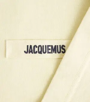 Jacquemus Grosgrain Logo T-shirt - Yellow