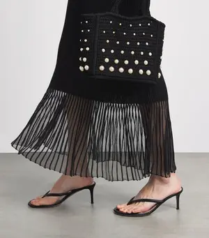 Claudie Pierlot Rib-knit Maxi Skirt