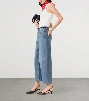 Maje Cropped Barrel Jeans
